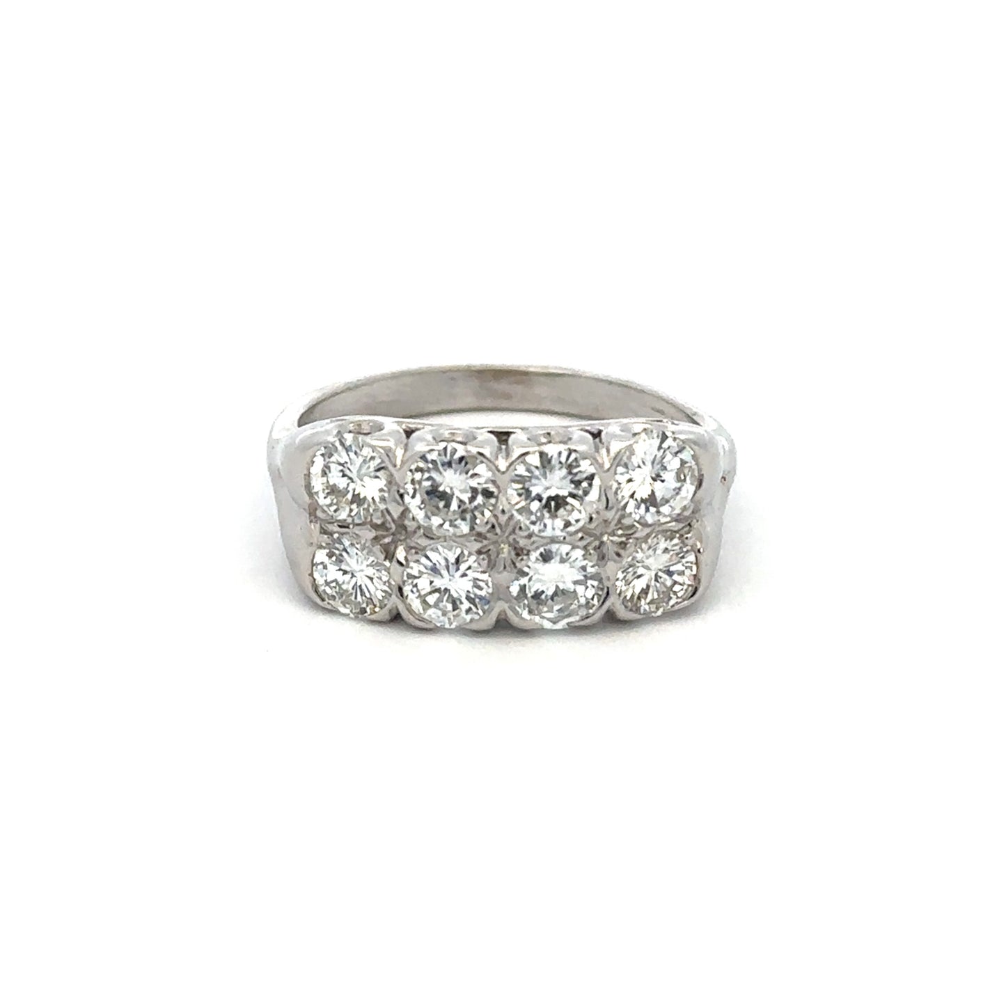 Double Row Diamond Ring – Jess Jewelers