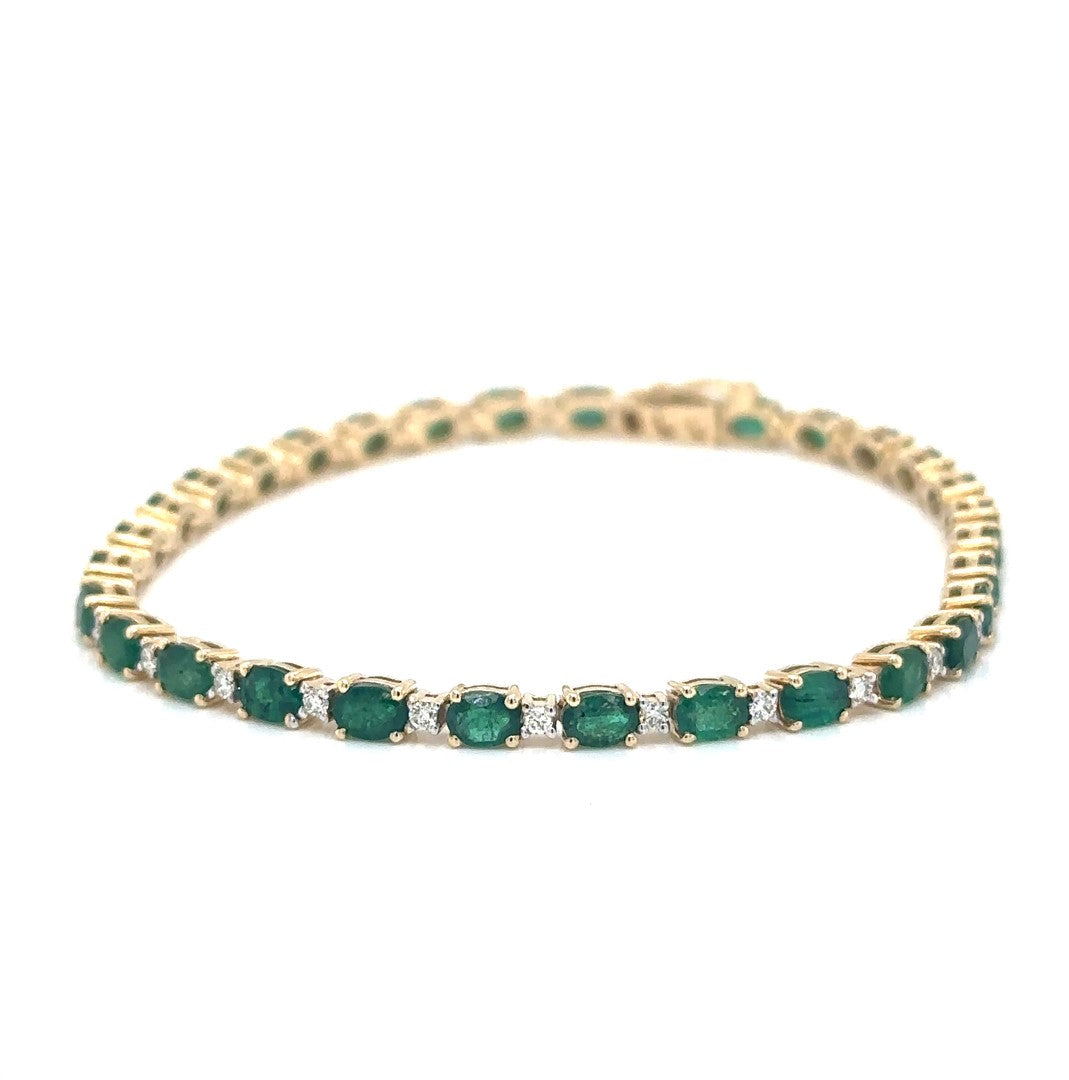 Emerald Line Bracelet – Jess Jewelers